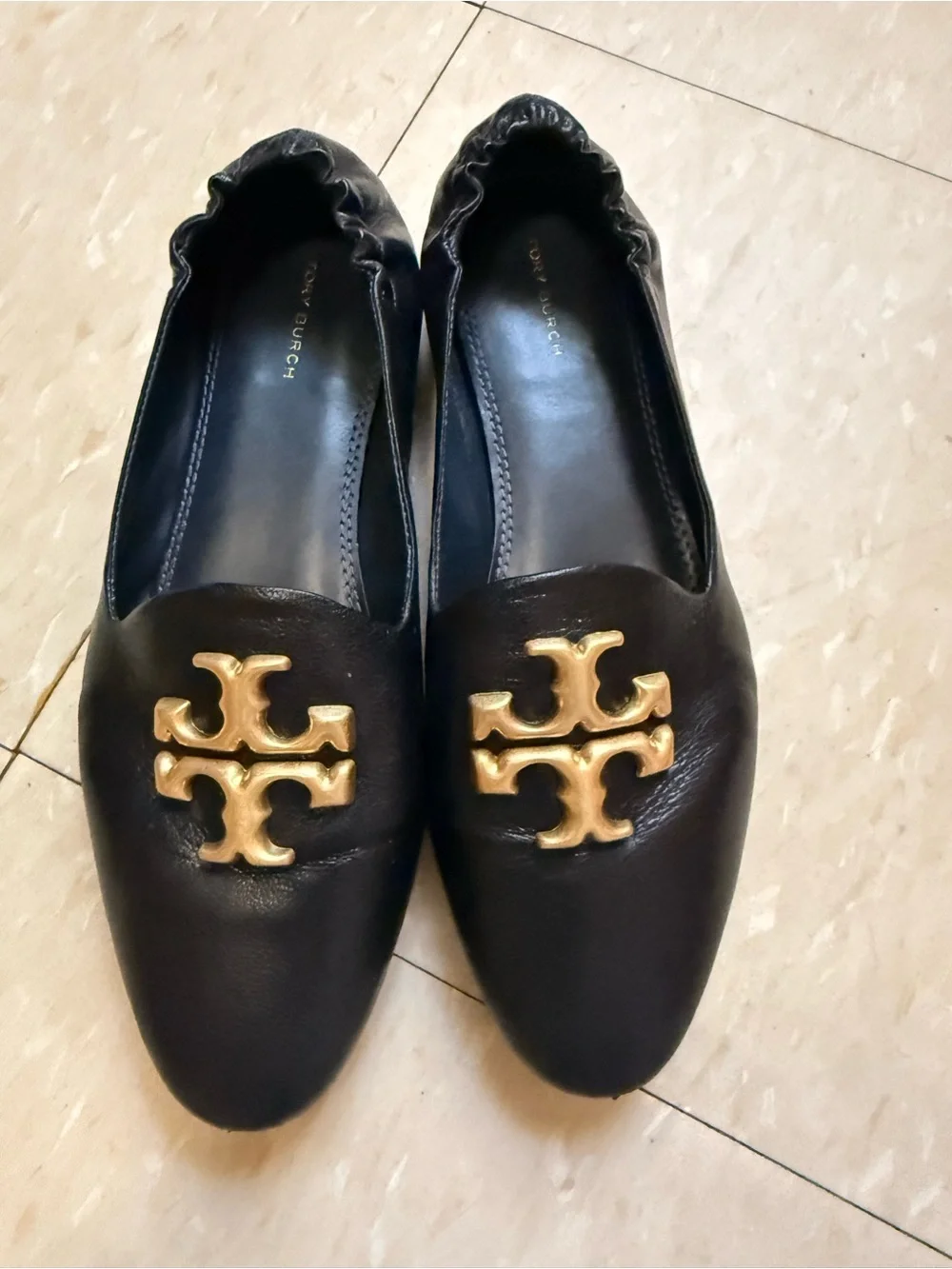 Tory Burch | Shoes | Tory Burch Eleanor Smoking Slipper Royal Navy Goat ...